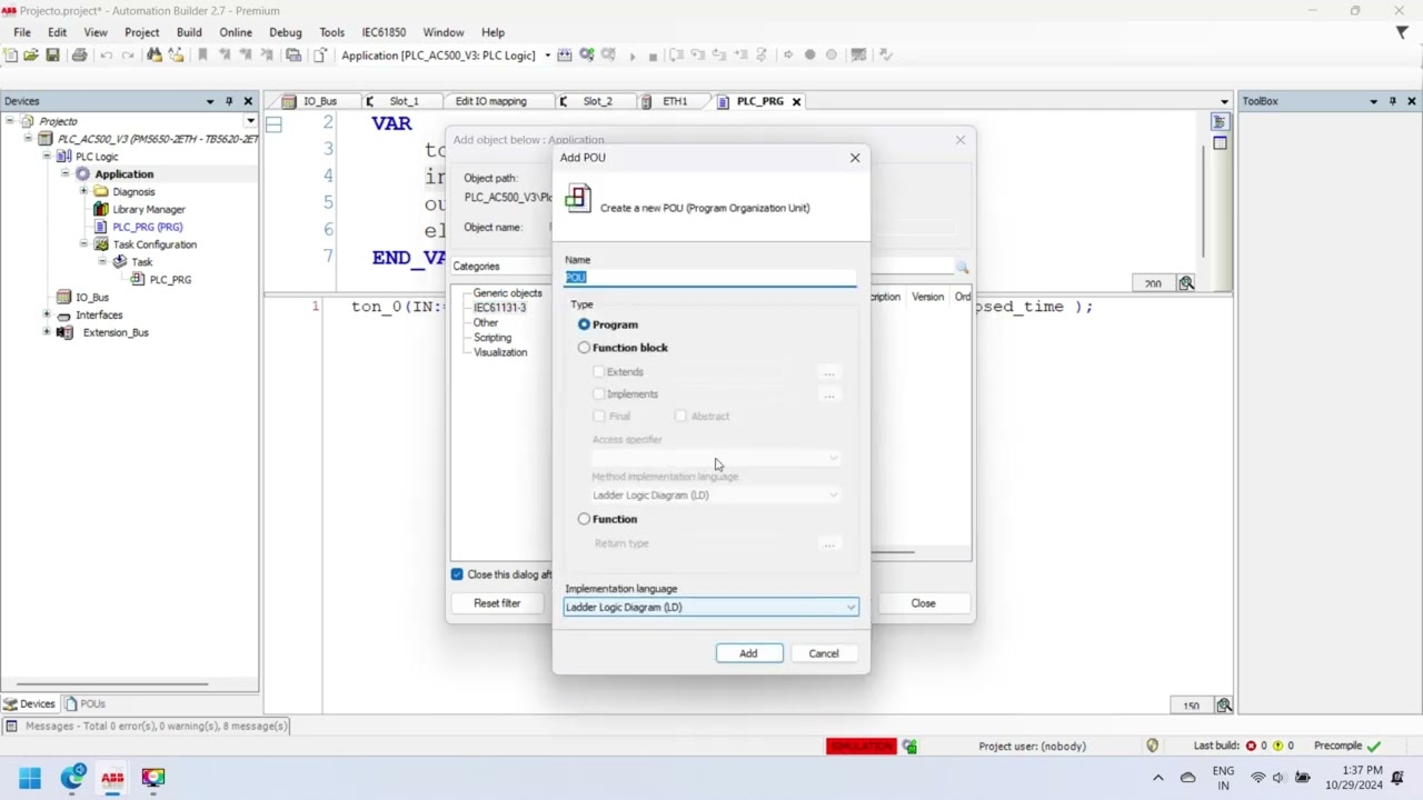 ABB automation builder | abb automation builder ladder and structured text programming simulation