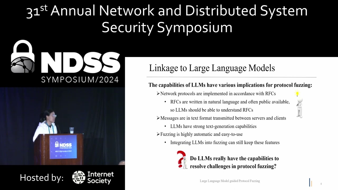 NDSS 2024 - Large Language Model guided Protocol Fuzzing