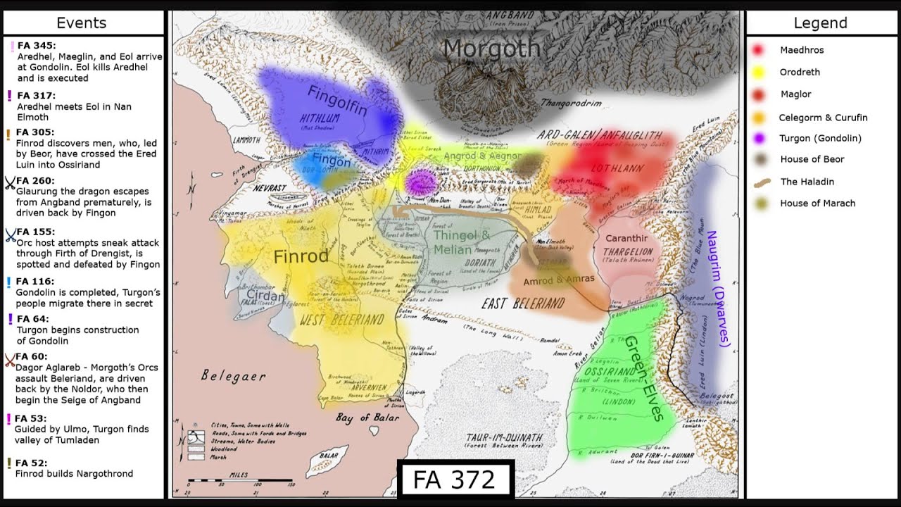 Animated Silmarillion Map