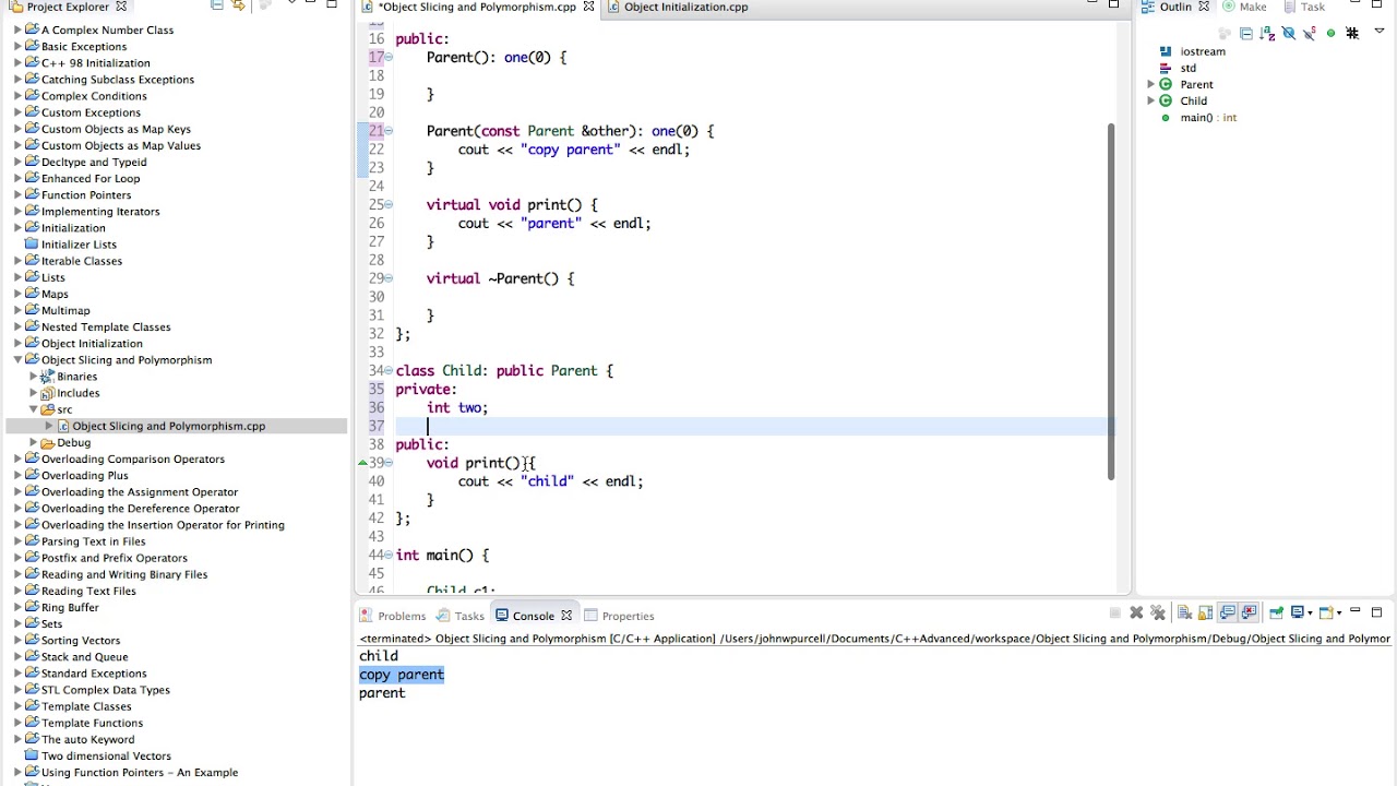 Learn Advanced C++ Programming  object slicing and polymorphism