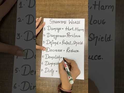 Useful Synonyms