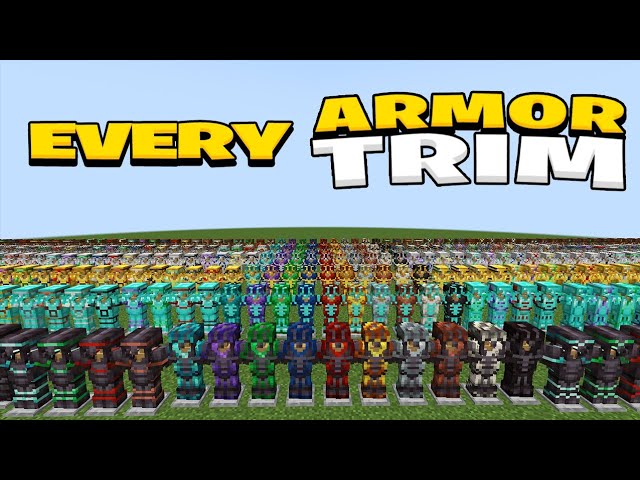 How to get all armor trims in Minecraft