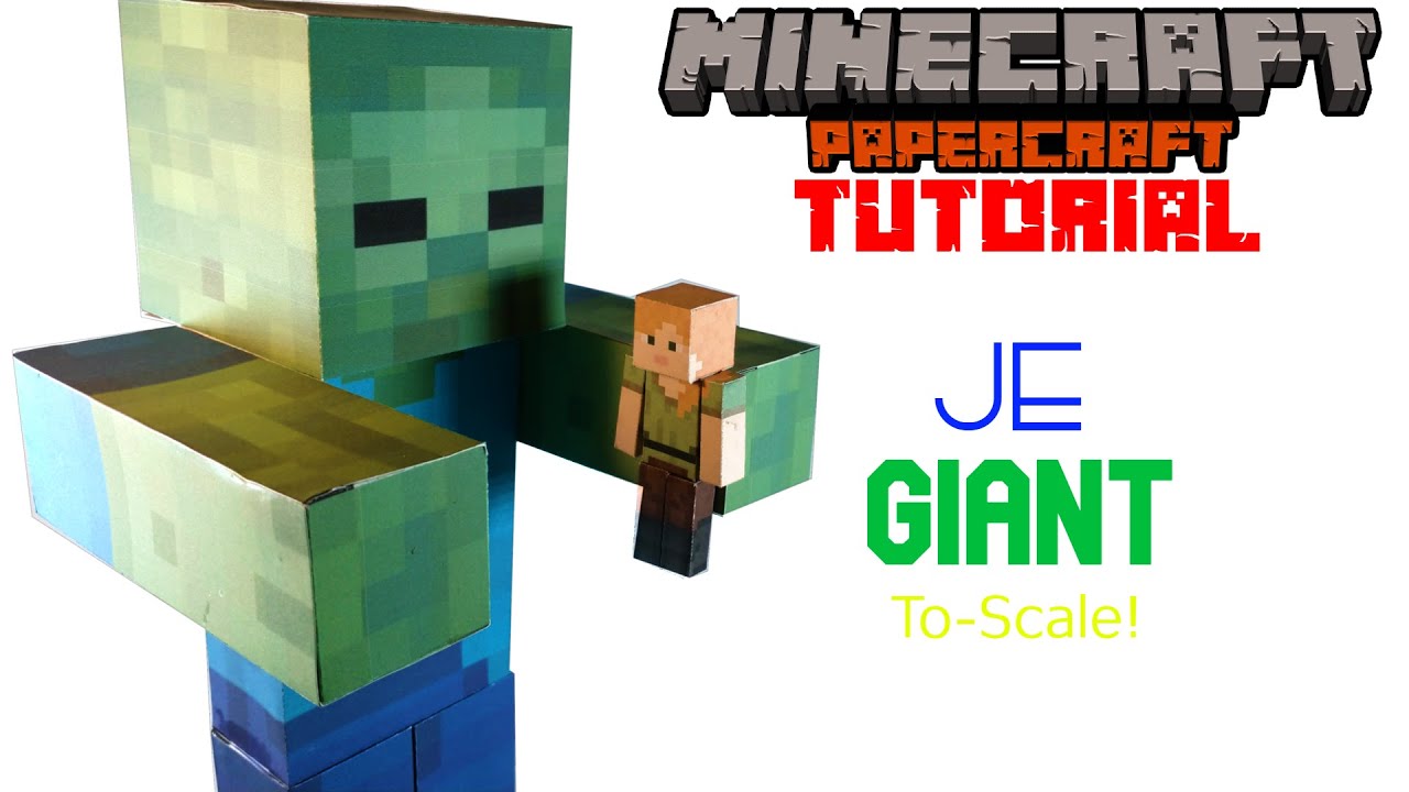 How To Make a Giant! | Minecraft Papercraft Tutorial