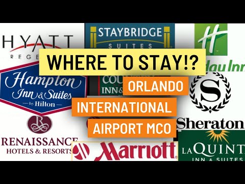 Orlando Airport Hotels! Tour MCO Orlando International resorts