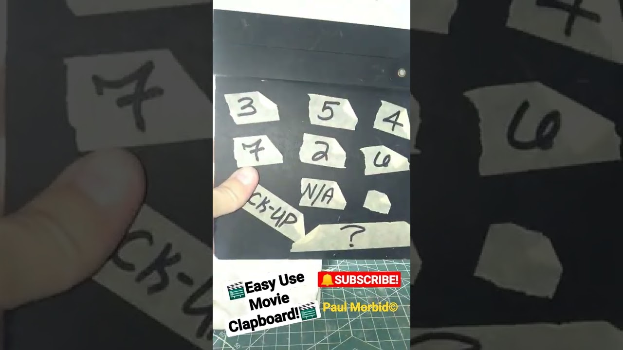 Easy Use Movie Clapboard