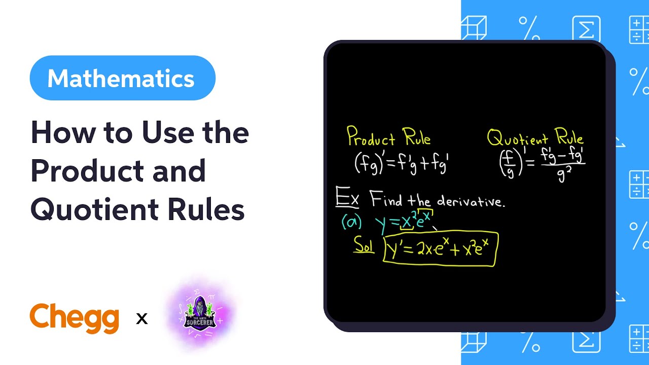 How to Use the Product and Quotient Rules Ft. The Math Sorcerer | Calculus 1