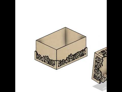 Files for laser cutting Multilayered Big box Merry Christmas, Christmas eve, gift box, svg, dxf, pdf