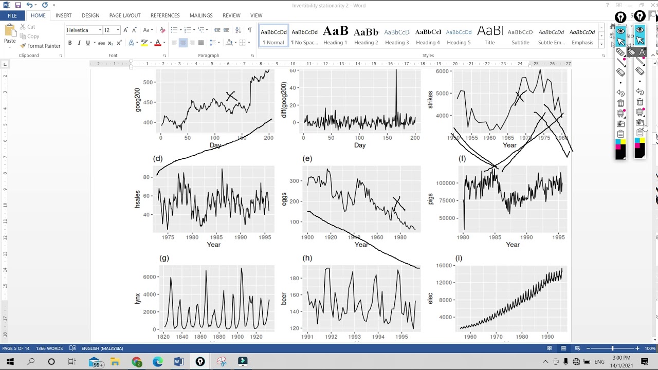 TIME SERIES STATIONARITY, INVERTIBILITY AND REVISONS