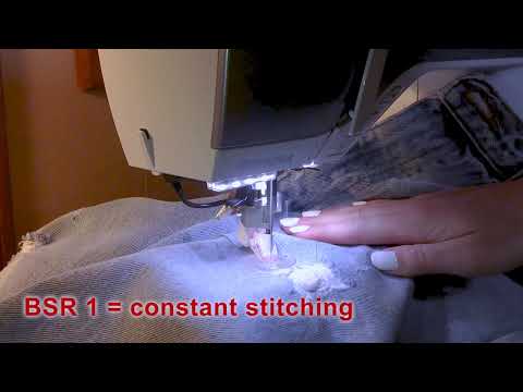 Patching Jeans with the BERNINA Stitch Regulator