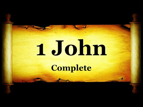 Holy Bible: Book 62 - The First Epistle General of John - KJV Read Along HD 4K Audio Text (N1)