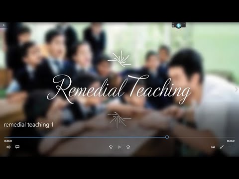 Remedial teaching in Hindi