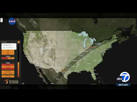 NASA's interactive map shows best times, places to watch total solar eclipse