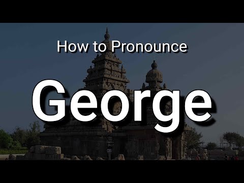George - Pronunciation and Meaning