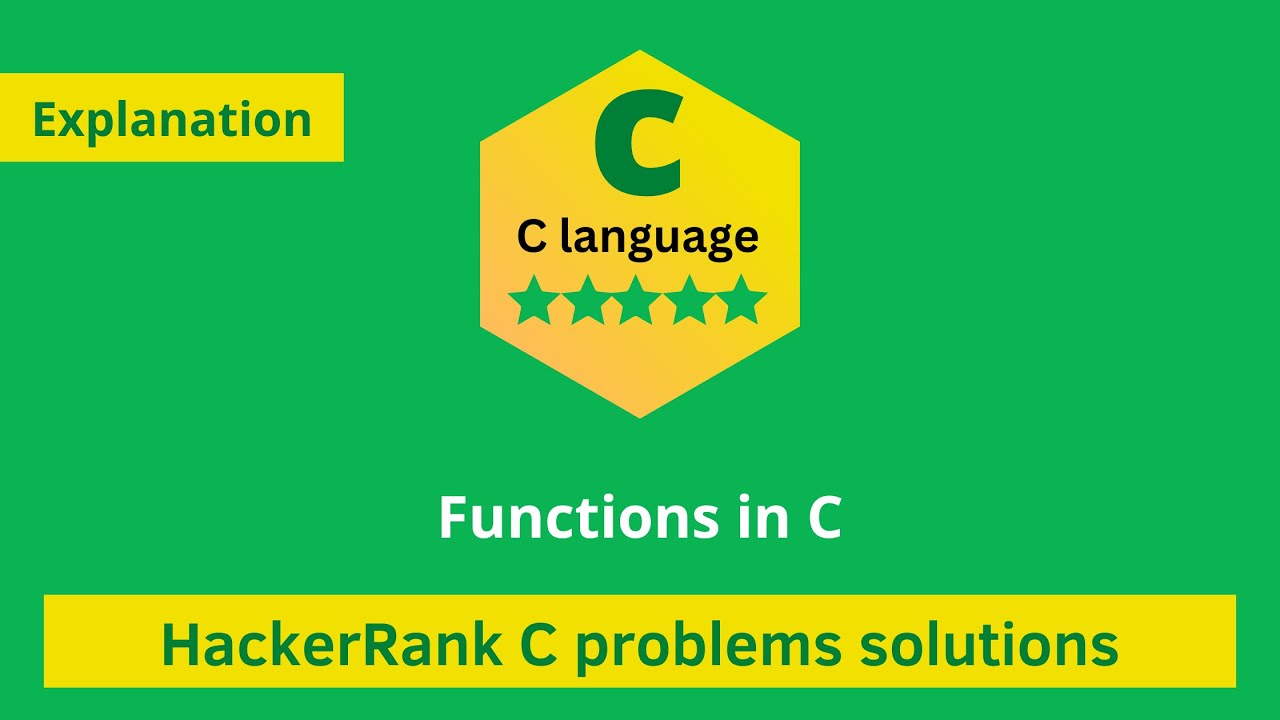 HackerRank Functions in C problem solution | Programmingoneonone | C Problems solutions