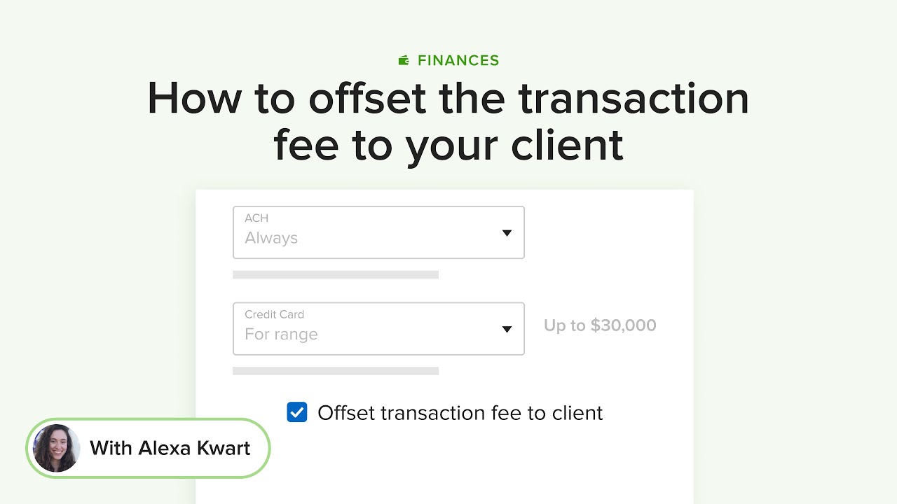 How to Offset the Transaction Fee to Your Client | Houzz