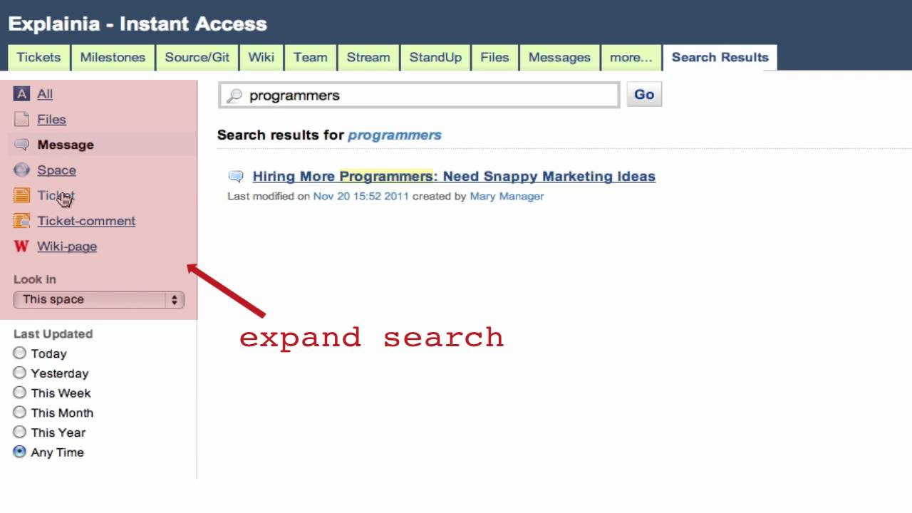 Assembla's Messages Tool