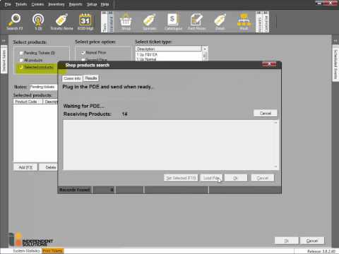 Generate Tickets by PDE