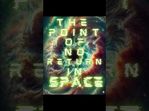 Why the Event Horizon is the Scariest Boundary in the Universe! 😱 #BlackHole #Space #Astronomy