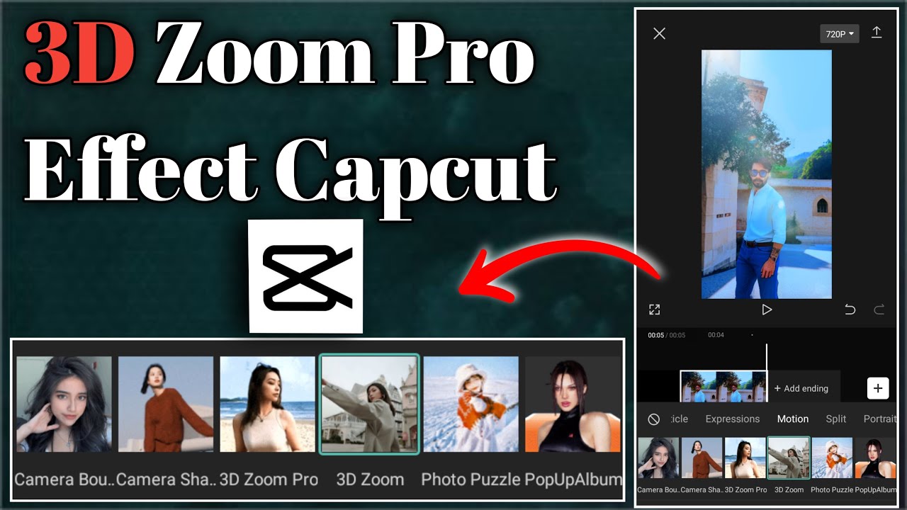 3D Zoom Pro Effect Capcut Tutorial 2024 | Capcut me zoom effect kaise lagaye