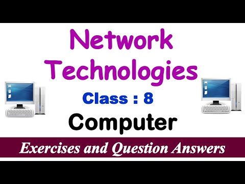 Network Technologies | Lesson EXERCISES | Class – 8 Computer | Question and Answers | Computer ...