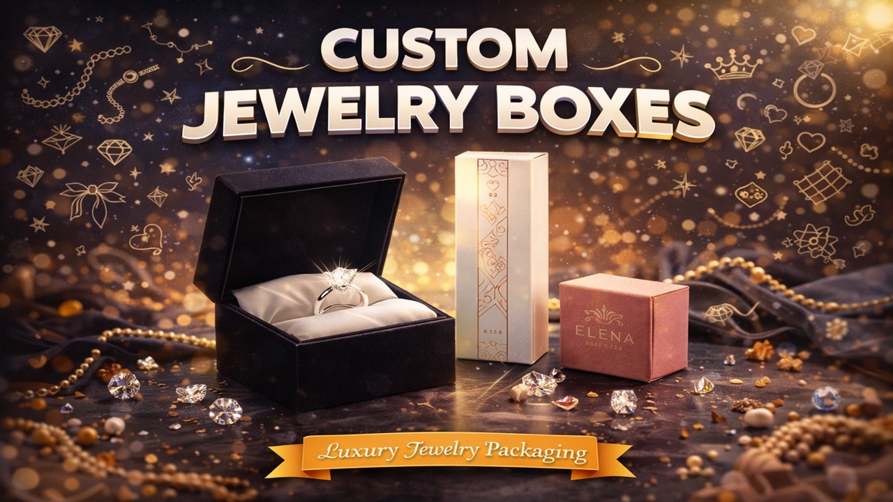 Custom Jewelry Boxes – Elegant Jewelry Packaging for Rings, Necklaces & More | Apexio Packaging