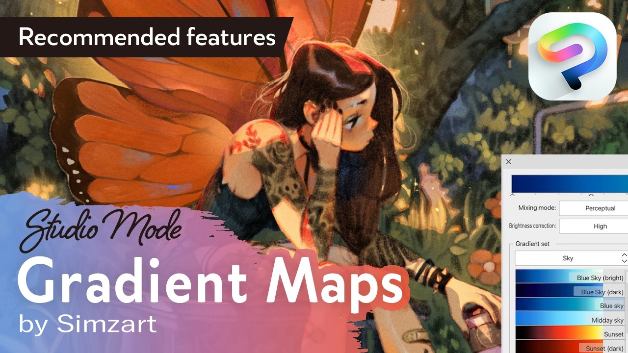 Explore Gradient Maps with Simz | Clip Studio Paint Recommended Feature