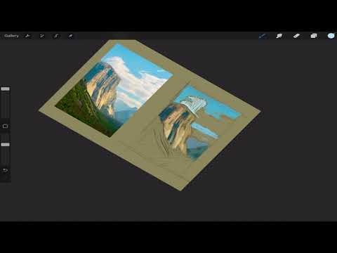 Digital Landscape Sketching in Procreate