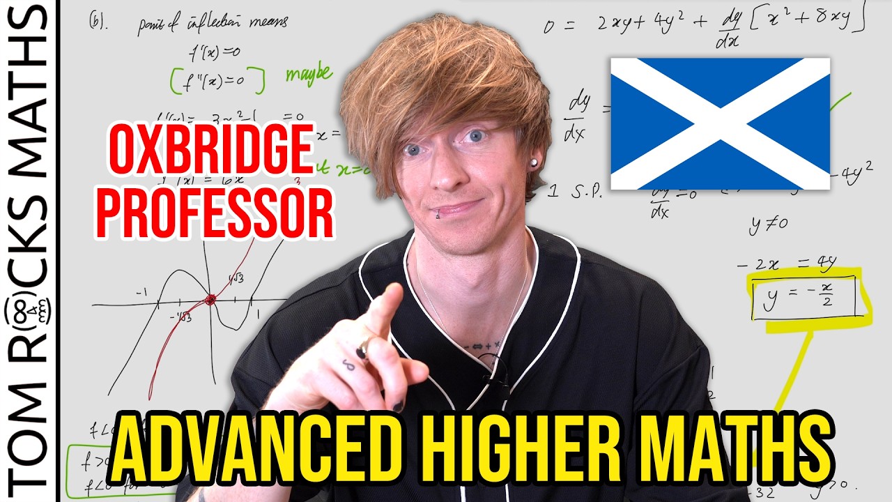 Oxbridge Professor vs. Scotland School Maths Exam
