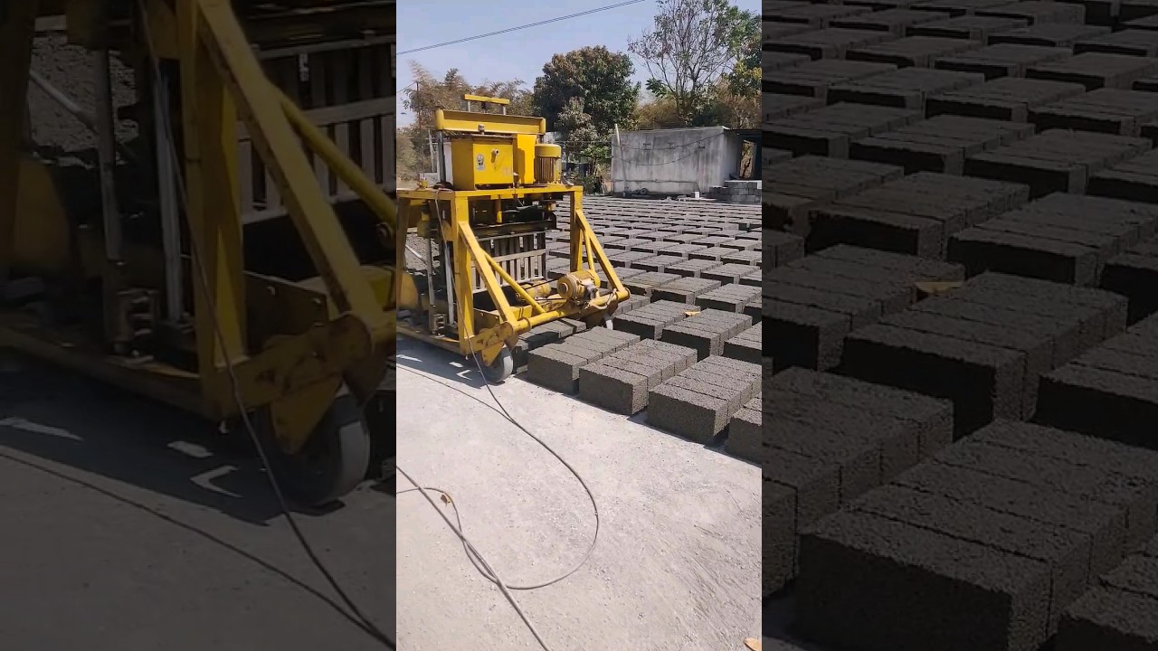 Concrete Block Machine #concreteblockmachine