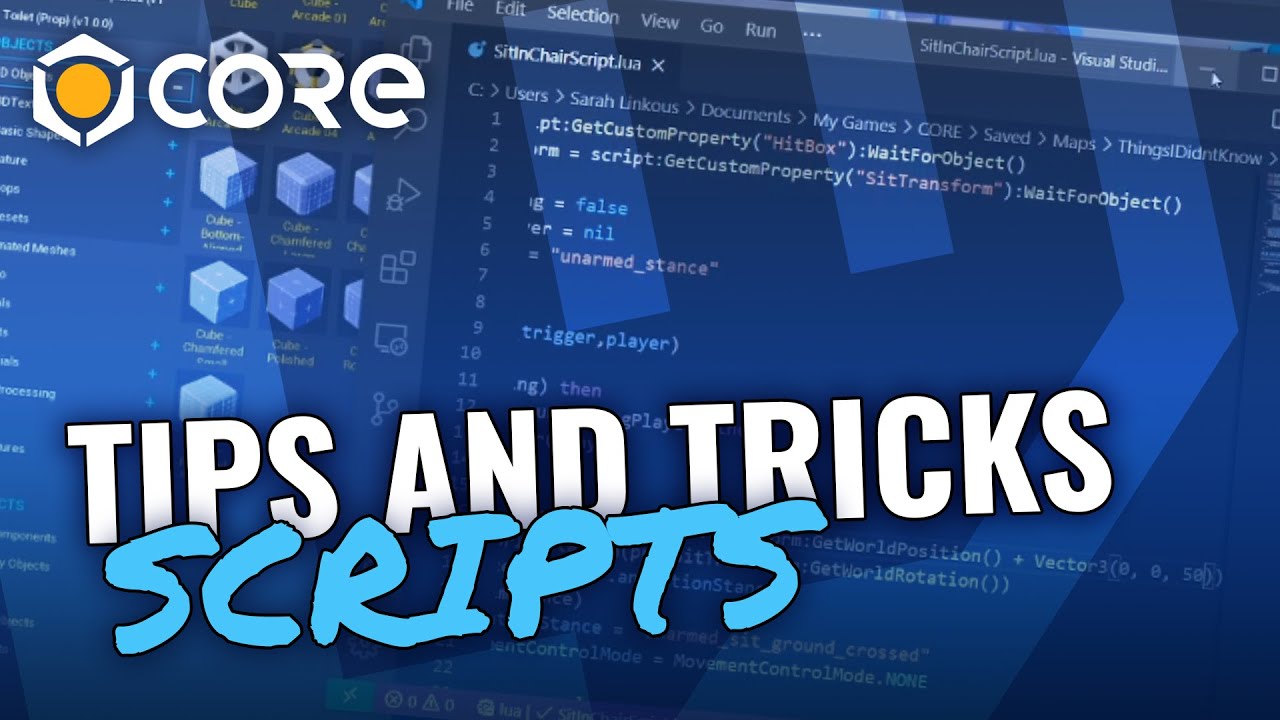 Core Tips and Tricks: Scripts