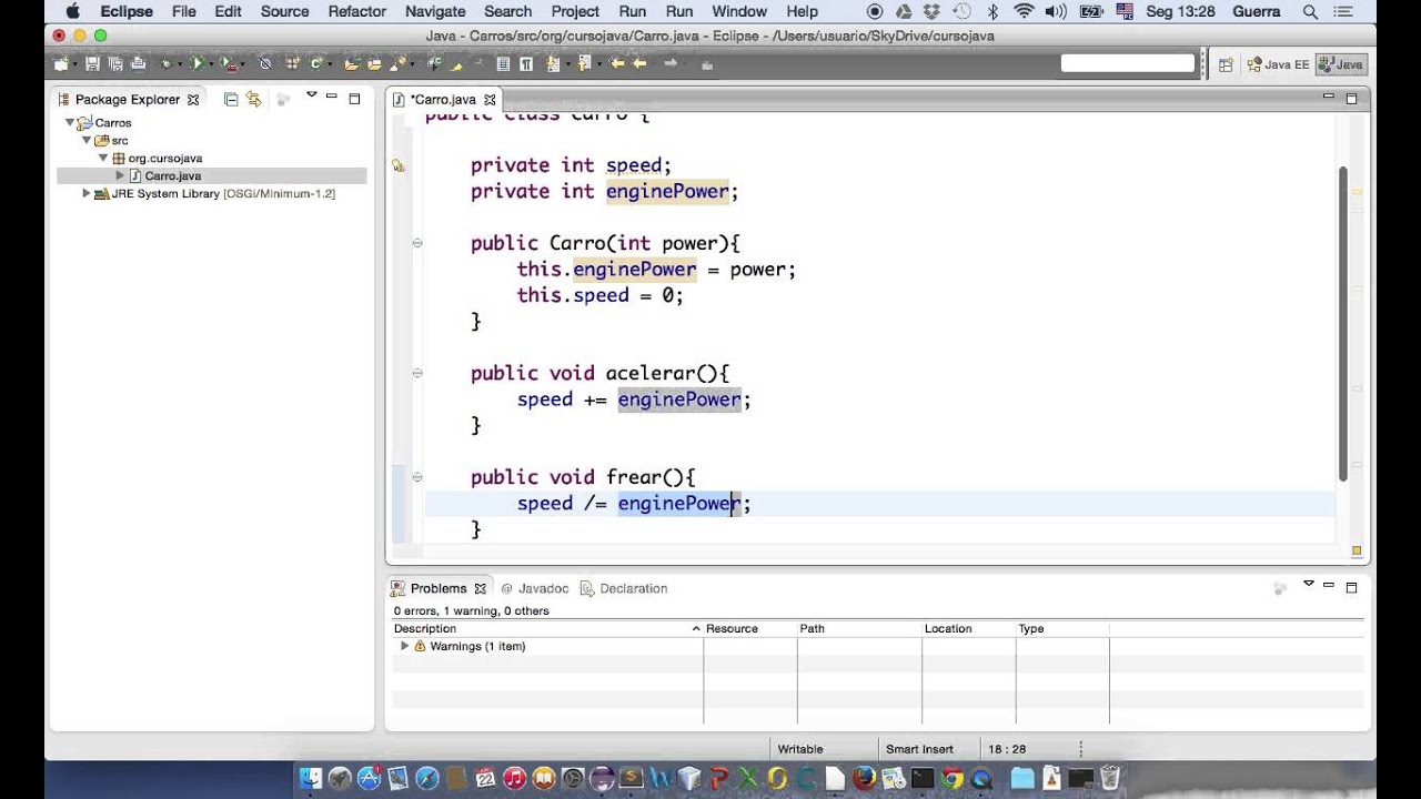 Hands-on Java - Criando Classes
