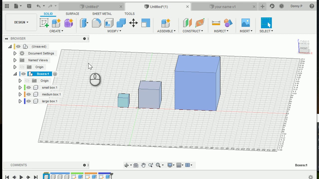 2) Folder Structure with Components