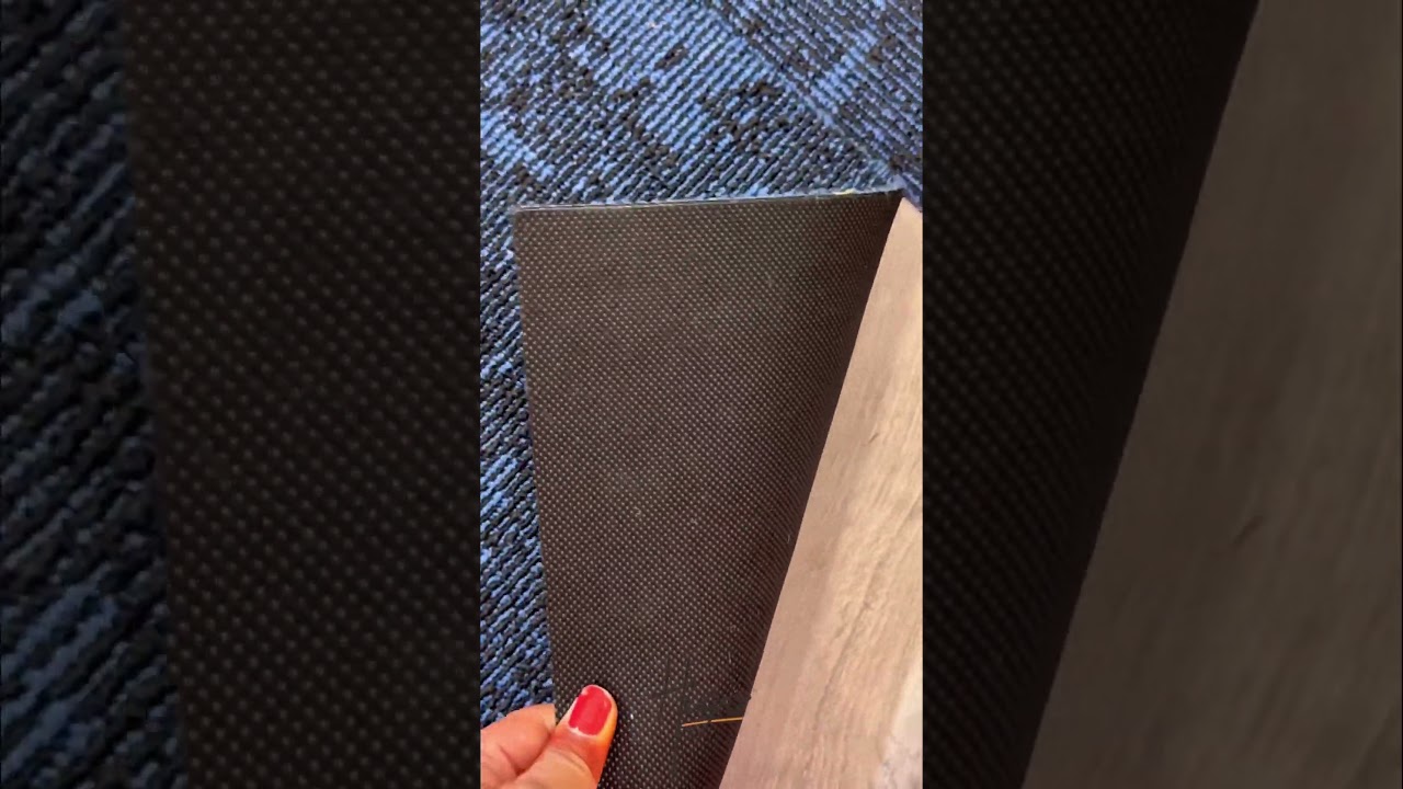 Hego Scroll 4253-Blue, carpet tile.Perfect for your office floor & commercial uses.