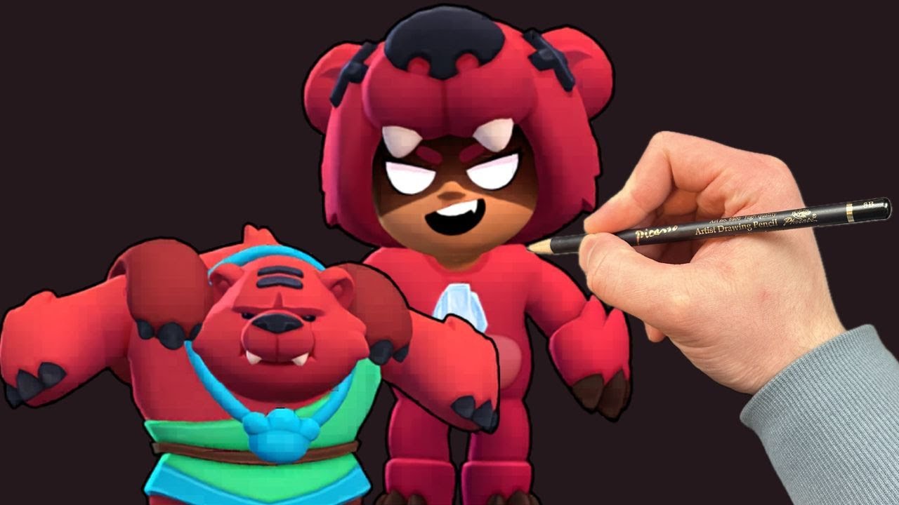Drawing EVERY Brawl Stars Skin - Bruce Nita