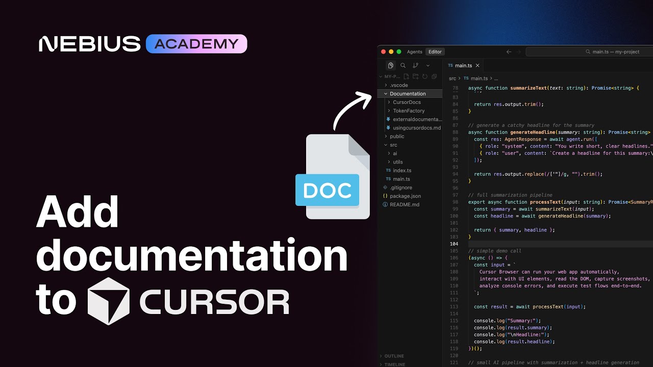 How to Stop AI Hallucinations in Cursor (Add Custom Docs)