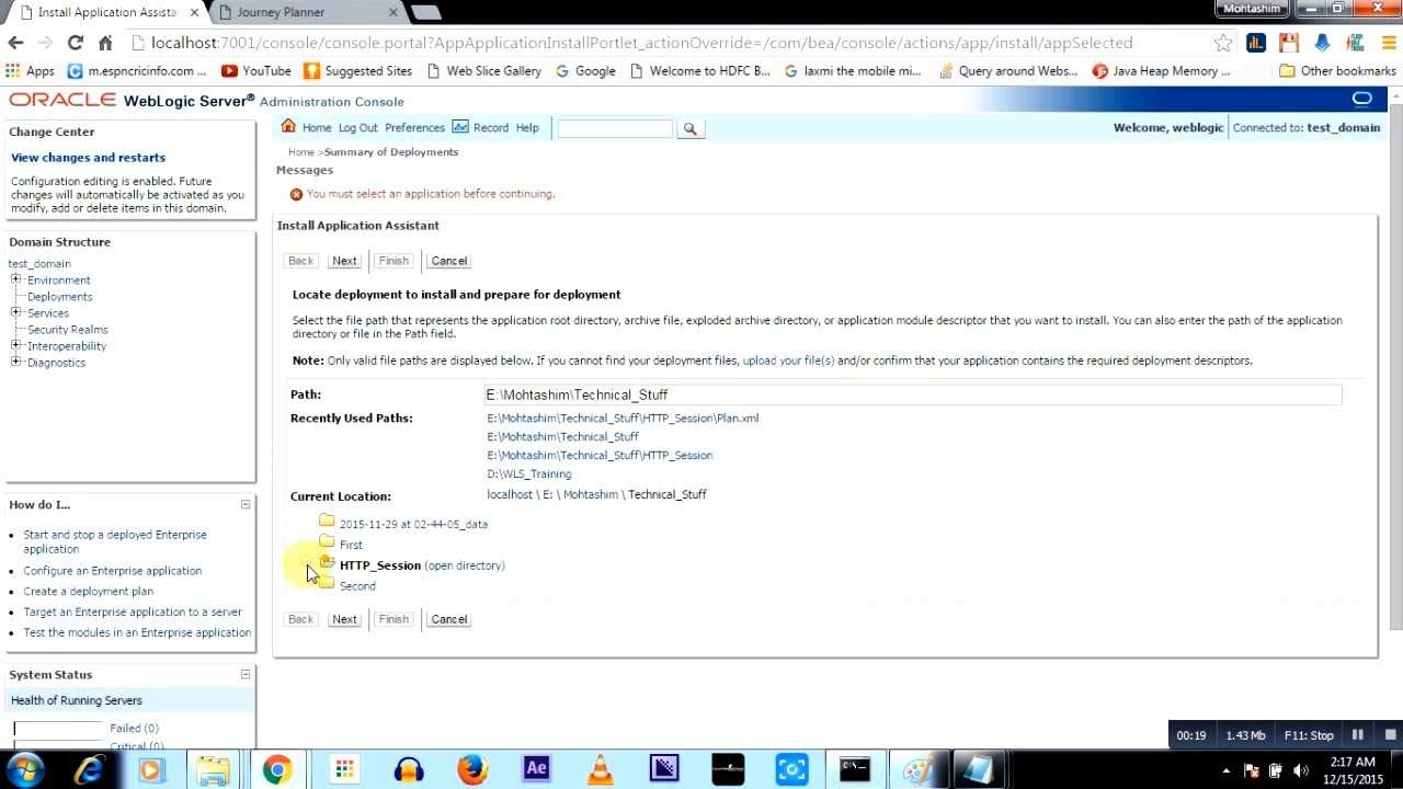 Understanding JAVA Architechture - Web HTTP User Session Timeout Advance Tutorials