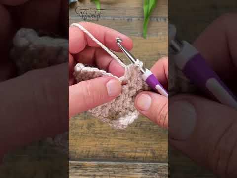 3 Double Crochet Cluster 3 dc cl ๐งถ #crochet #crochetstitches