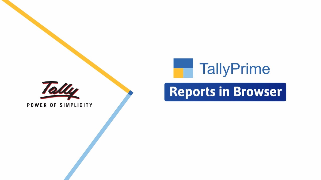 How to View TallyPrime Reports in Browser | TallyHelp