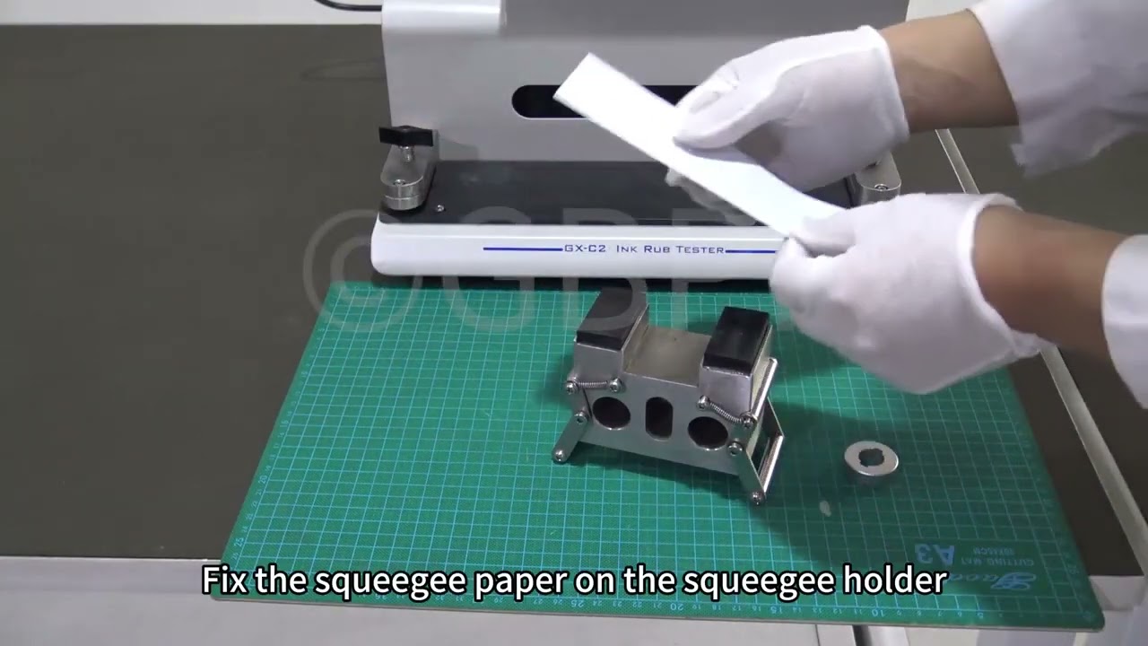 Gx-c2 Rub Tester Operation Video