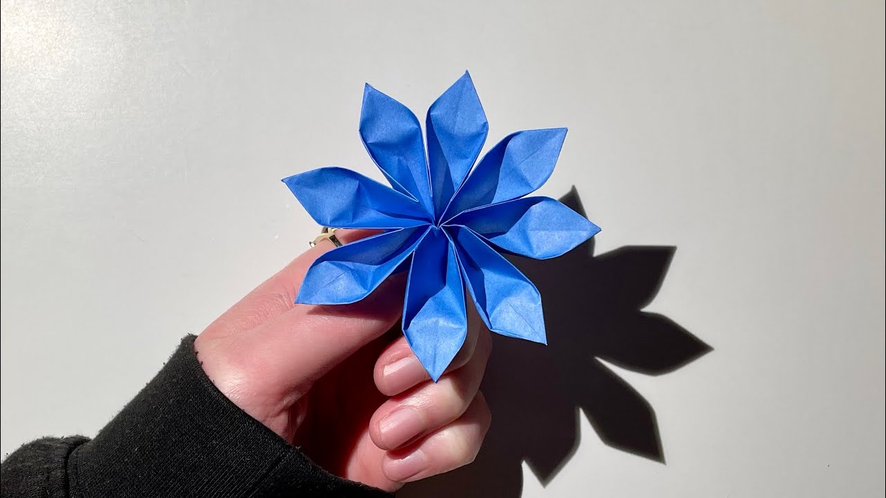 How To Make an 8 Petal Flower | Origami Tutorials