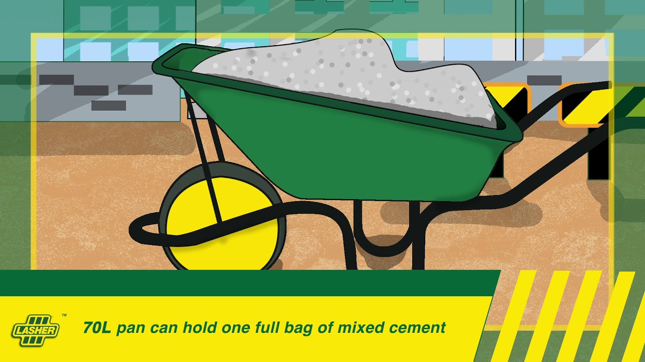 Lasher Tool Tip - Poly Pan Wheelbarrow