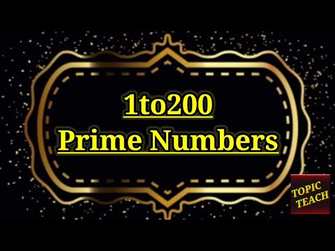 Prime Numbers 1to200 | prime Numbers Between 1to200 | List of prime Numbers upto 200