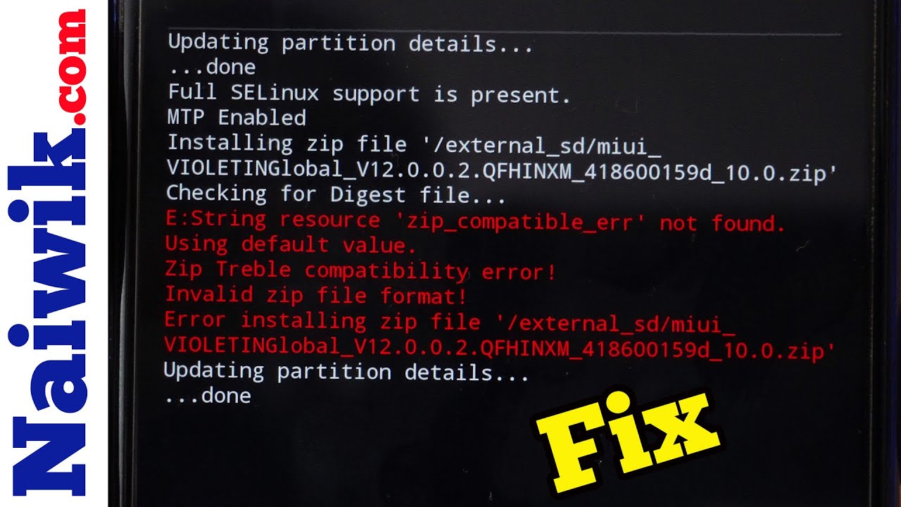 How to fix 