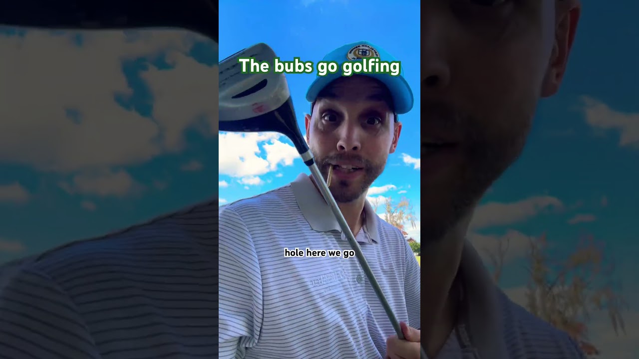 The bubs go golfing #shorts #youtubeshorts #trending #vlog #golf #sundayfunday #viral