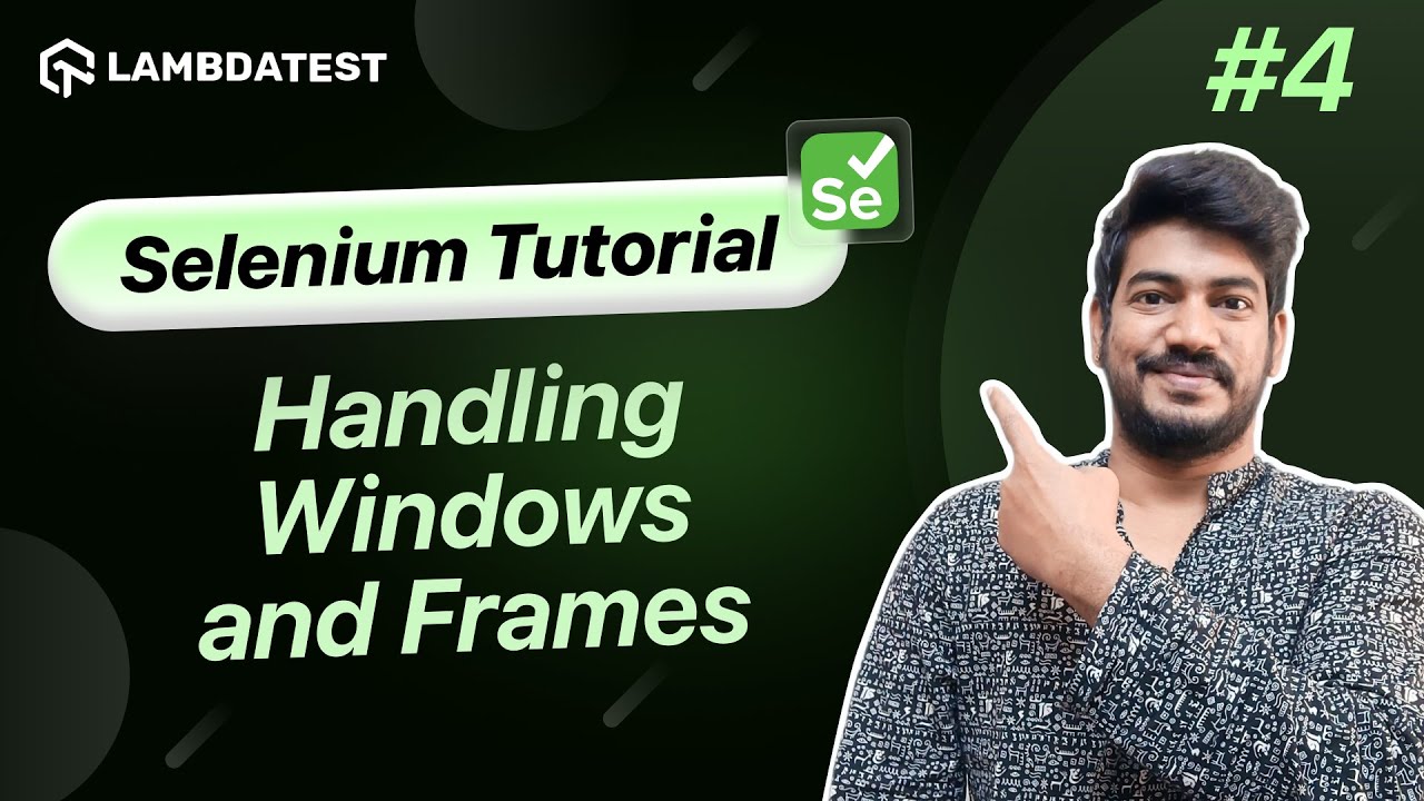 How To Handle Windows And Frames In Selenium❓| Selenium WebDriver Tutorial