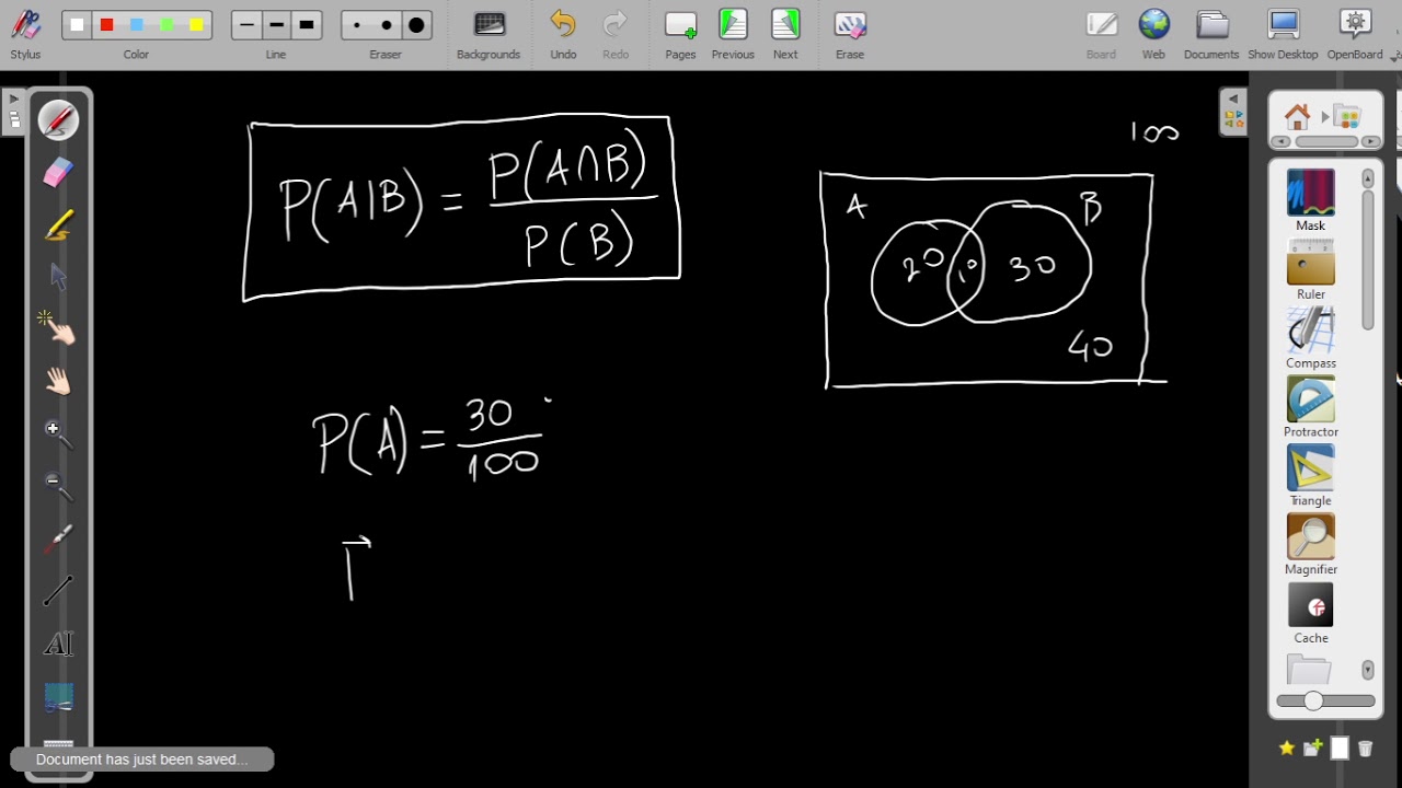 Conditional probability -IB Maths Applications and Interpretations, Analysis and Approaches