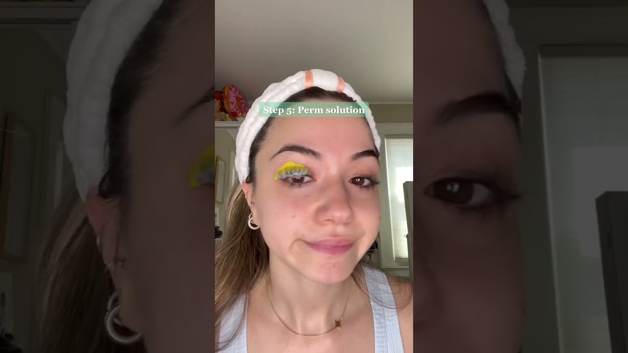 This is how I do my lash lifts at home 🫶🏻🤩 #Shorts