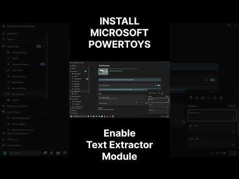 HOW TO COPY ANY TEXT ON THE SCREEN ON WINDOWS | POWERTOYS | TEXT EXTRACTOR | #microsoft #computer