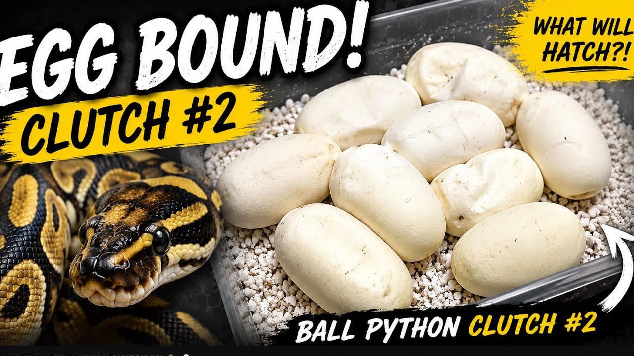 EGG BOUND?! Ball Python Clutch #2 Is Finally Here!