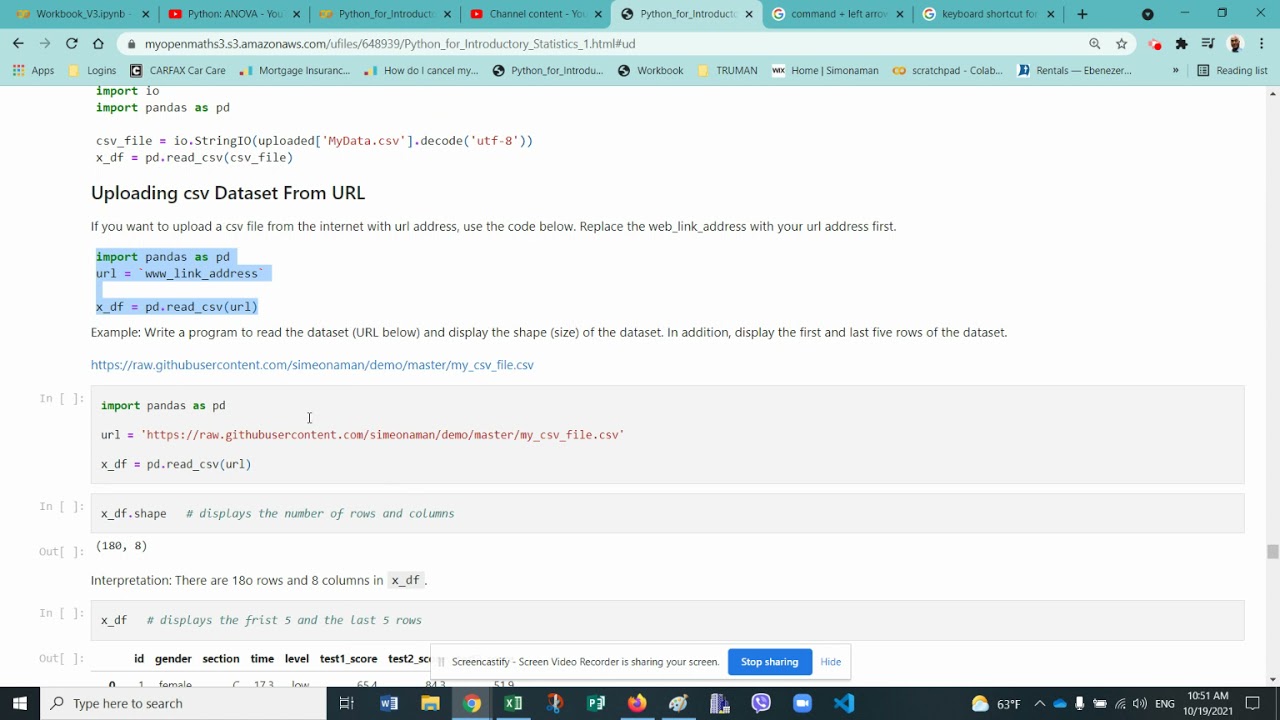 Python: Read CSV file from URL
